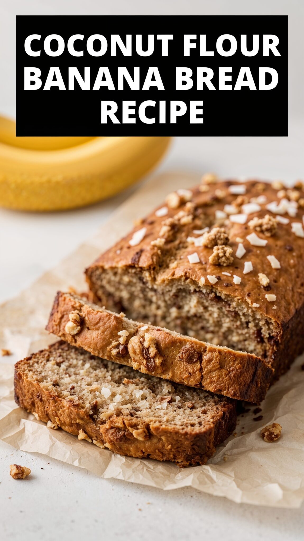 Coconut Flour Banana Bread Recipe
