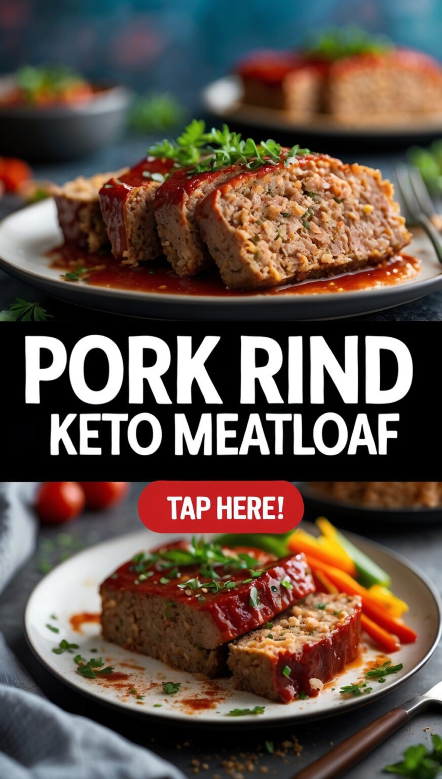 Pork Rind Keto Meatloaf – Crunchy Zero-Carb Twist