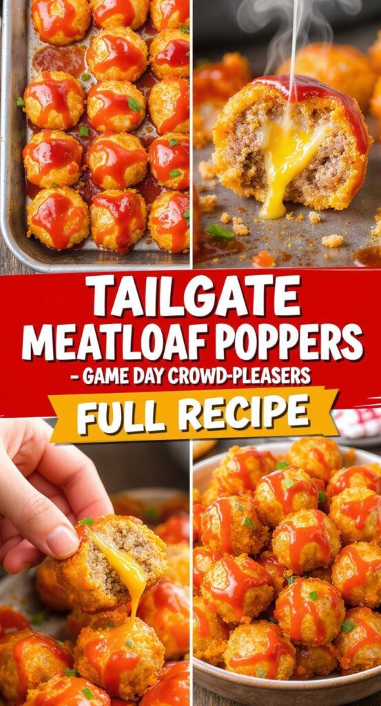 Tailgate Meatloaf Poppers – Party-Ready Appetizers