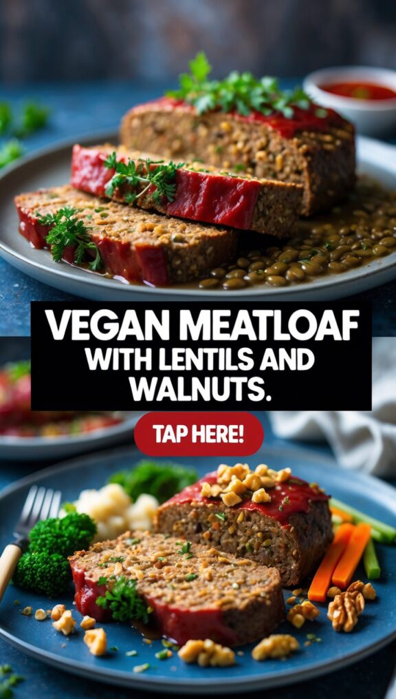 Vegan Meatloaf With Lentils and Walnuts – Plant-Powered Comfort Food