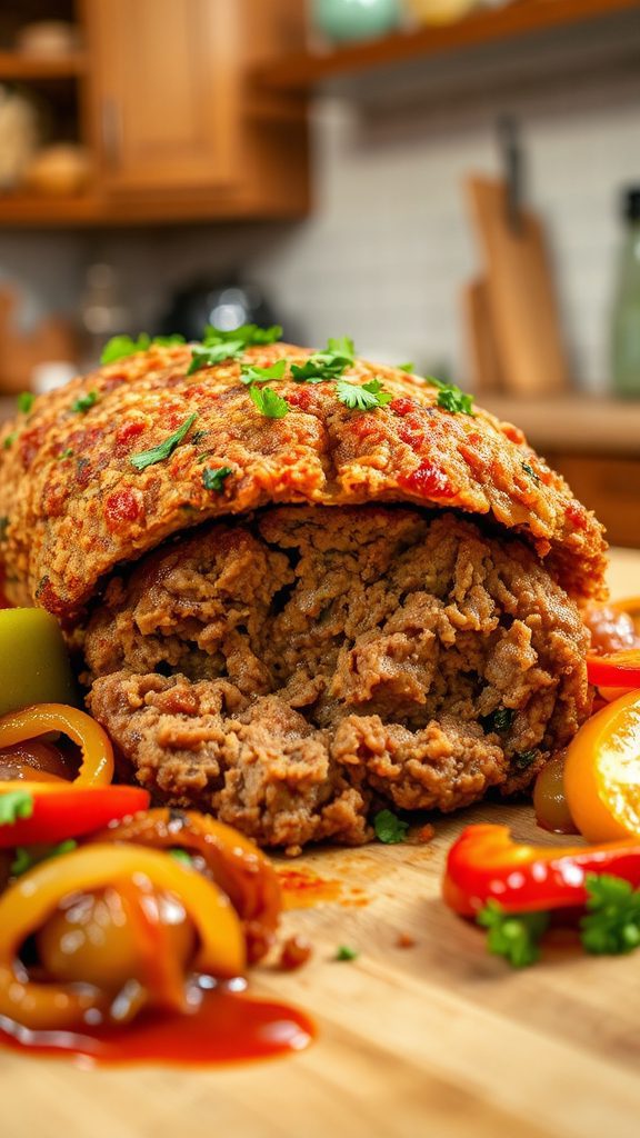 Pork Rind Keto Meatloaf – Crunchy Zero-Carb Twist