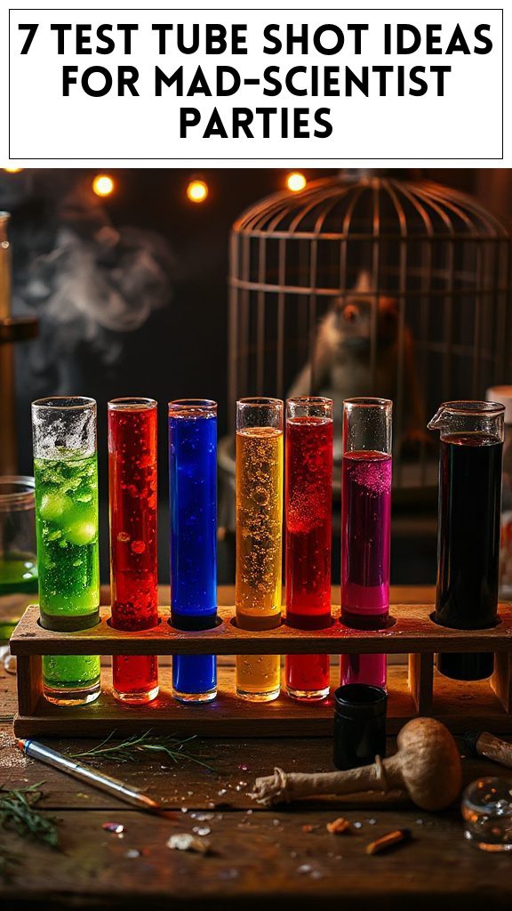 7 Test Tube Shot Ideas for Mad-Scientist Parties