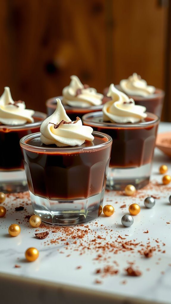 Rich Mini Chocolate Ganache Shooters for a Decadent Dessert