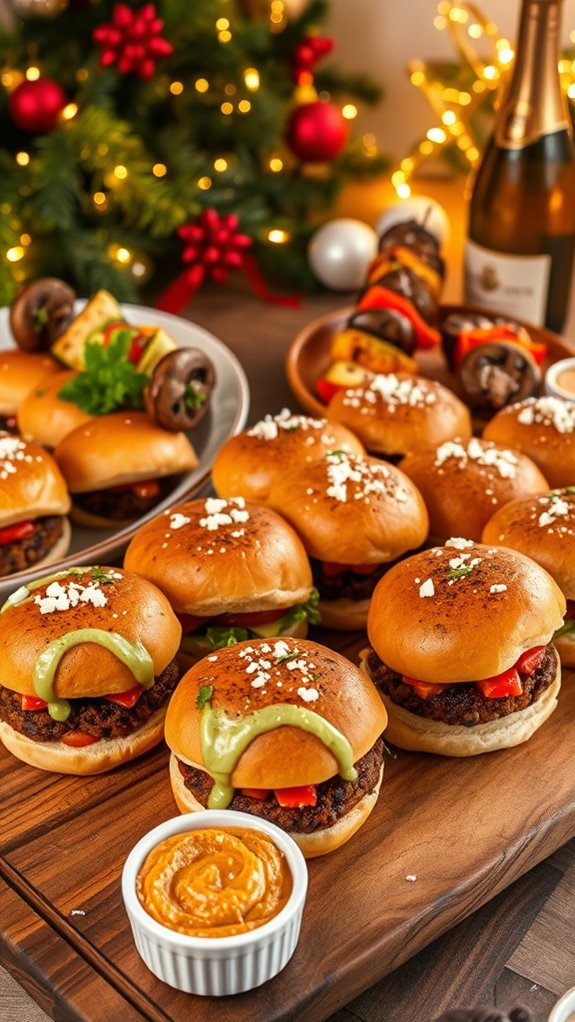 7 Christmas Party Food Ideas for Dinner-Ready Sliders, Skewers and Bites