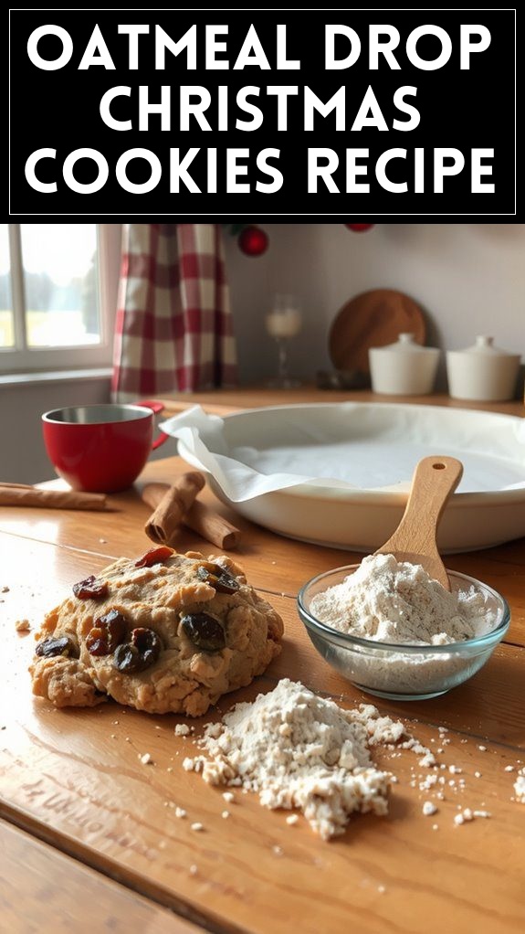 Oatmeal Drop Christmas Cookies Recipe